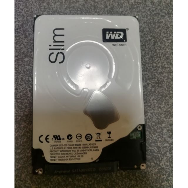 HDD 1TB WD Slim 2.5" ฮาร์ดดิสก์ โน้ตบุ๊ค | Shopee Thailand