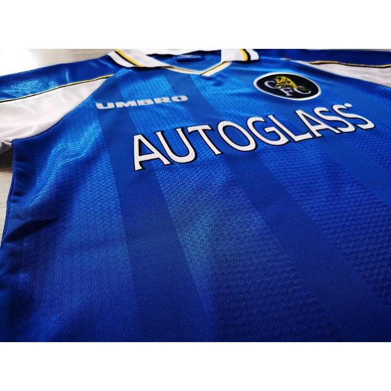 CHELSEA retro home kit 1997-99 เสื้อเชลซี ย้อนยุค 1997-99 | Shopee Thailand