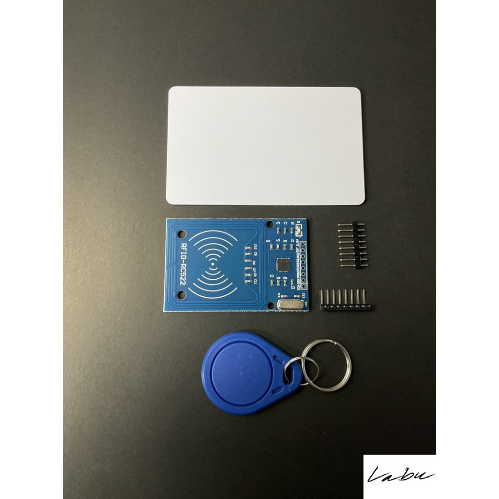 โมดูลเซ็นเซอร์คีย์การ์ด MFRC-522 RC522 RFID RF ICS50 สำหรับกุญแจ คีย์ ...