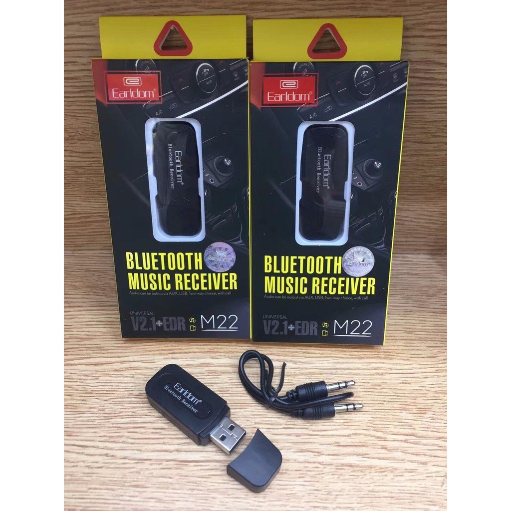 Earldom M22 อุปกรณ์เชื่อมต่อบลูทูธไร้สาย | Shopee Thailand