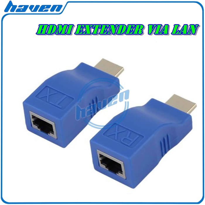 Hdmi Extender 30M Over LAN UTP Cat5e/Cat6 / HDMI Extender ผ่าน LAN ...