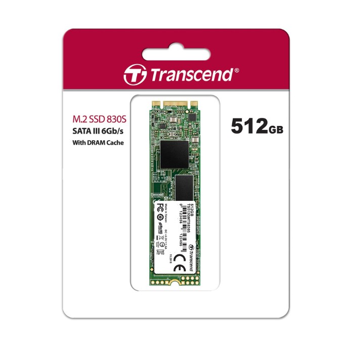Transcend M.2 SSD 830S SATA 512GB (TS512GMTS830S) (รับประกัน5ปี) | Shopee Thailand