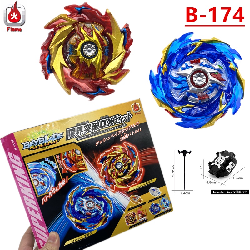 ลูกข่างเบย์เบลด รุ่น Superking B-174 LIMIT BREAK DX พร้อมไม้บรรทัด มีสาย | Shopee Thailand