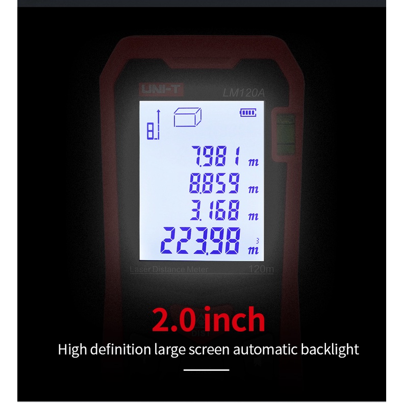 Uni-t เครื่องวัดระยะทางเลเซอร์ดิจิทัล LM50A LM70A LM100A LM120A | Shopee Thailand