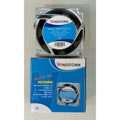 WINDSTORM WB802H7PS-A2L-G พัดลมระบายอากาศ 80x25mm 220Vac | Shopee Thailand