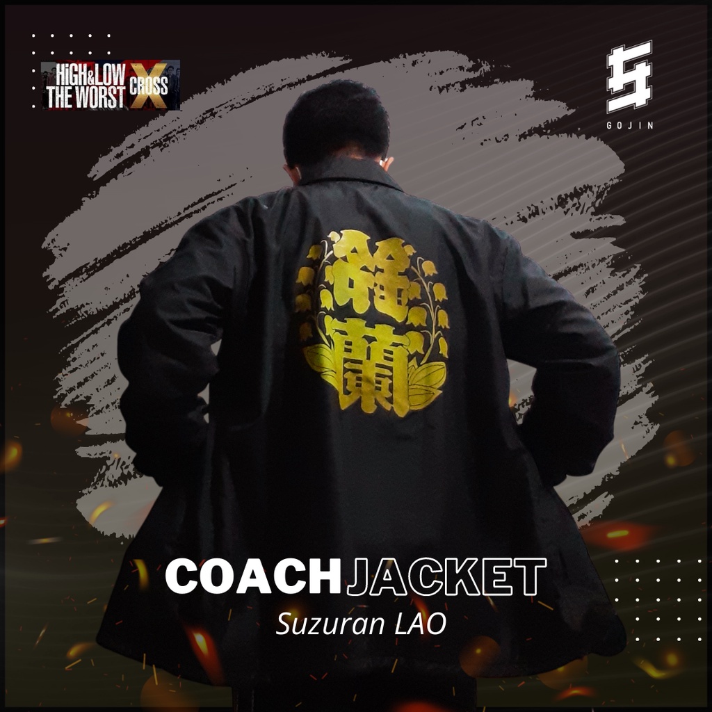 เสื้อแจ็คเก็ต Coach Suzuran Lao - Despo NS High & Low Cross X Crows ...