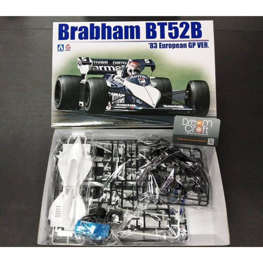 AOSHIMA BEEMAX 1/20 Brabham BT52B (โมเดลรถแข่ง Model DeamCraft ...