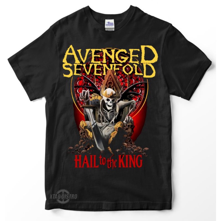 เสื้อยืด พิมพ์ลายวงร็อค Avenged SEVENFOLD HAIL TO THE KING Premium A7x ...