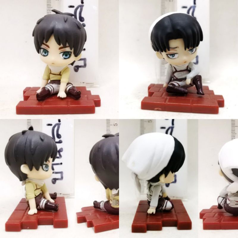 (แท้/มือ2) BANDAI Attack on Titan Levi Ackerman Mini Figure ผ่าพิภพไท ...