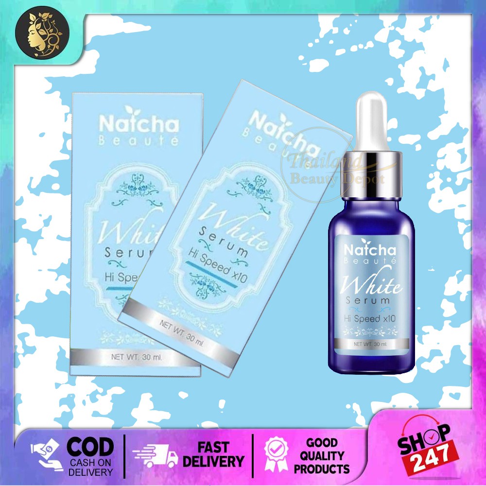 Natcha Beaute white serum high speed x10 30ml | Shopee Thailand