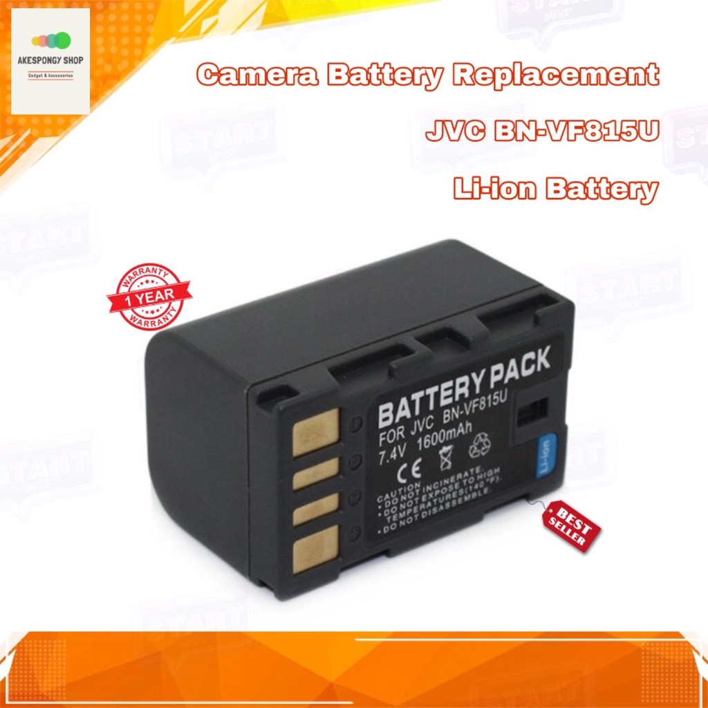 แบตเตอรี่กล้อง แบตกล้องวิดีโอ Camera Battery JVC : BN-VF815U / BN-VF815 ...