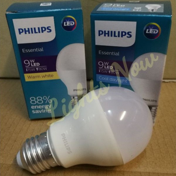 PHILIPS หลอด LED 9W ขั้ว E27 รุ่น Essential | Shopee Thailand