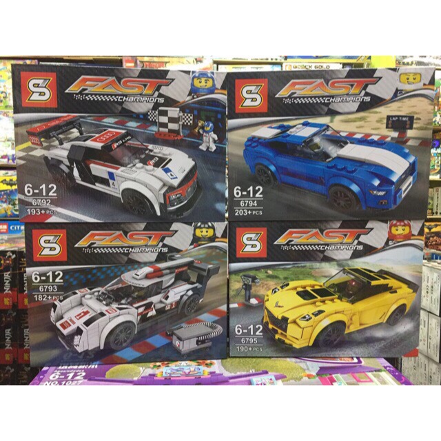 เลโก้ no 6792-95 รถแข่ง 4 แบบ ขายยกชุดนะค่ะ | Shopee Thailand