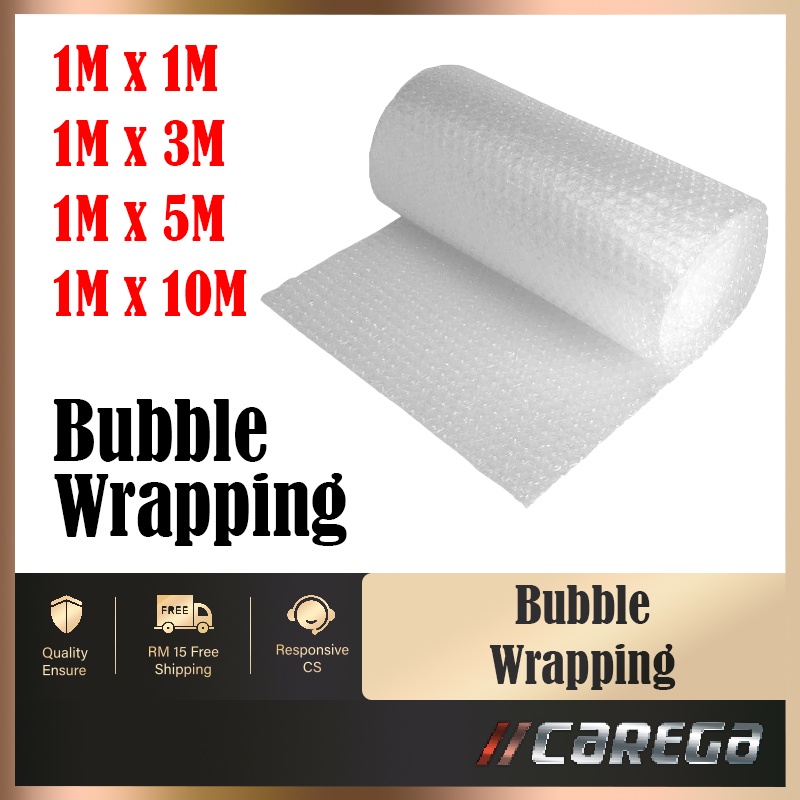 คุณภาพสูง Bubble Wrap 1M X 1M / 1M X 3M / 1M X 5M / 1M X 10M ห่อฟองชั้นเดียวปรับแต่ง Saiz ...