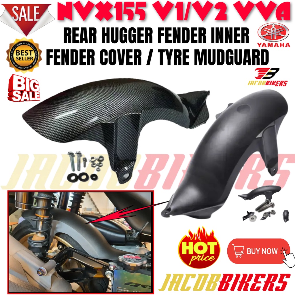 Yamaha NVX 155 V1 NMAX 2020-2022 V1 V2 REAR HUGGER / FENDER INNER / ฝา ...
