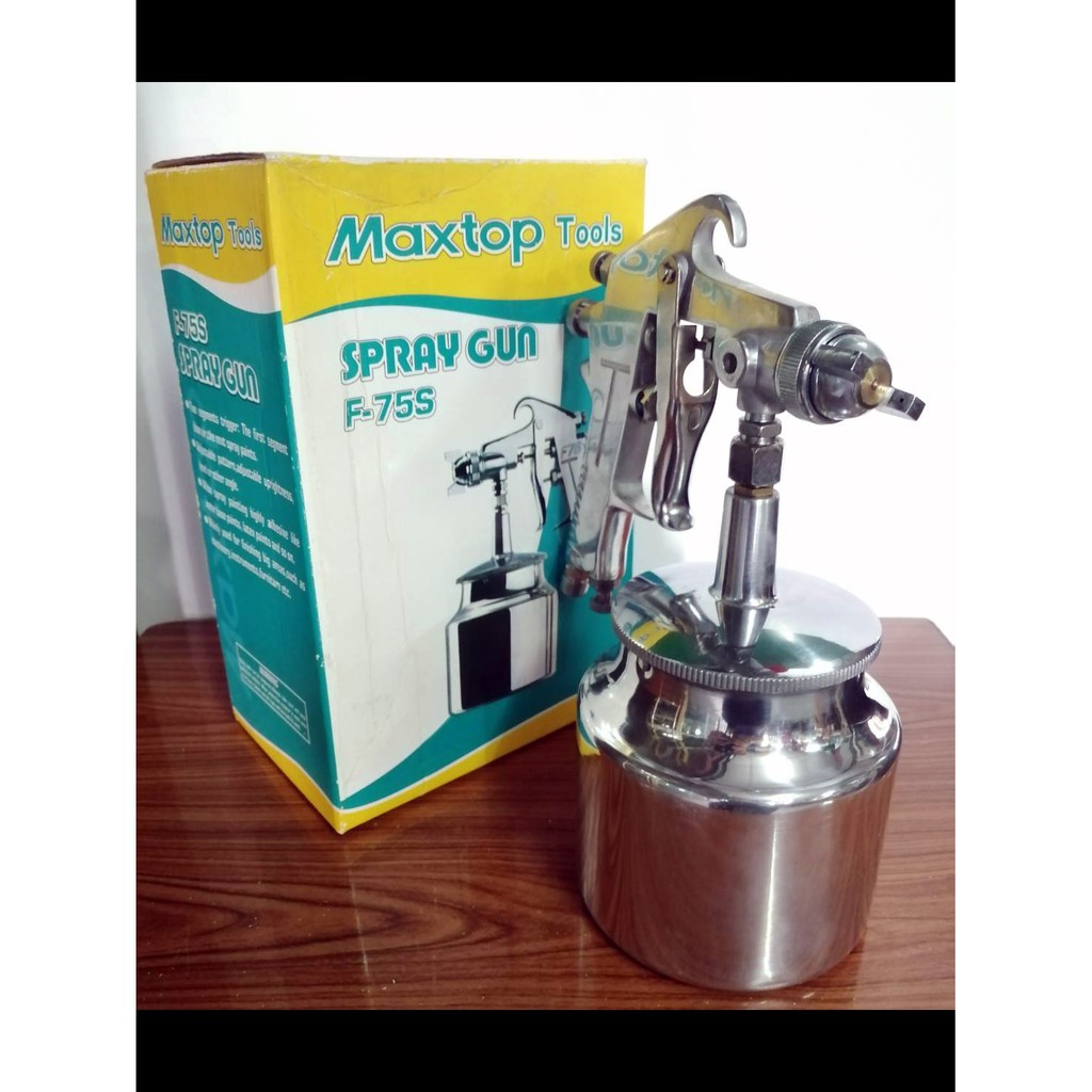 กาพ่นสี(ล่าง) แรงดันต่ำ ยี่ห้อ MAXTOP TOOLS (รุ่น F-75S) Low Pressure ...