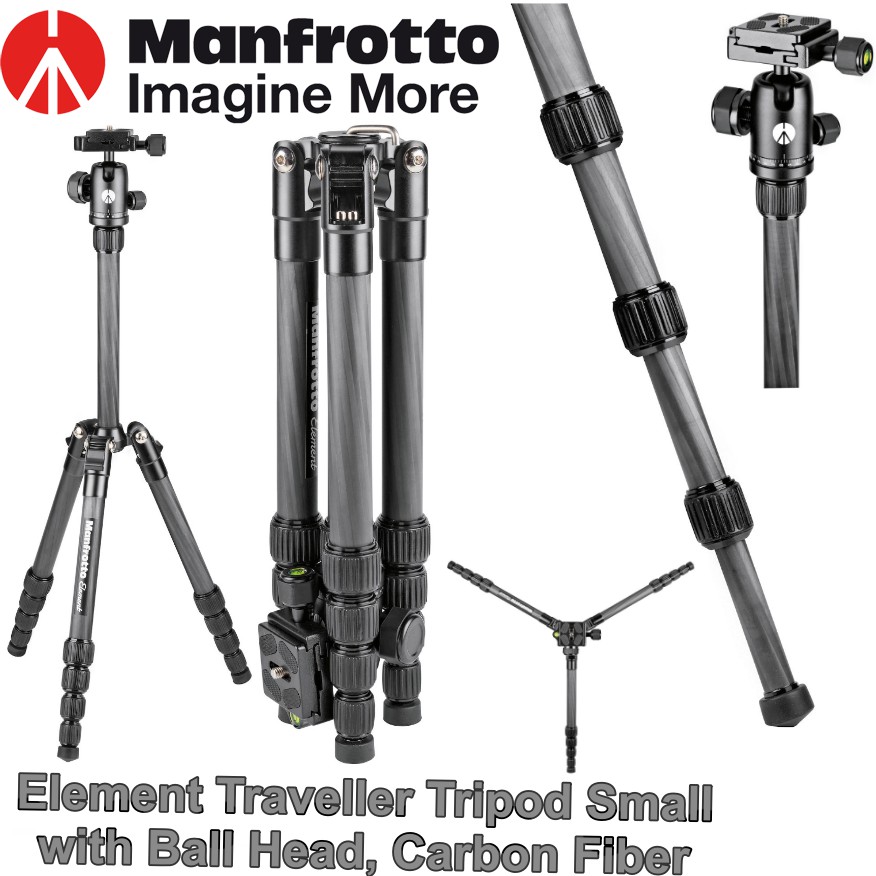 ขาตั้งกล้อง Manfrotto Element Carbon Fiber Traveller Tripod Small with ...