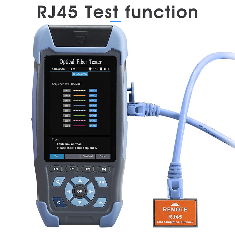 COMPTYCO Mini pro OTDR Reflectometer 9 functions in 1 device OPM OLS ...