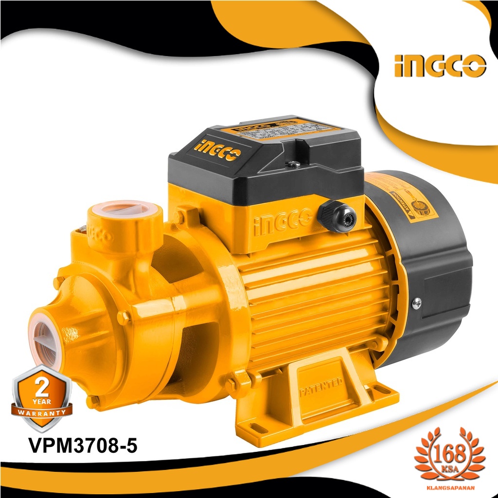 ปั๊มน้ำหอยโข่ง ปั๊มหอยโข่ง (ทรงหน้าหมู) 750 วัตต์ 1 แรงม้า INGCO รุ่น ...