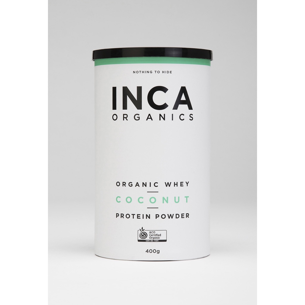Inca Organics, ผงเวย์โปรตีน ออร์แกนิค รสมะพร้าว | Shopee Thailand