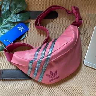 กระเป๋าสะพายข้าง adidas สีชมพู ราคาถูก สั่งเลยบน Shopee