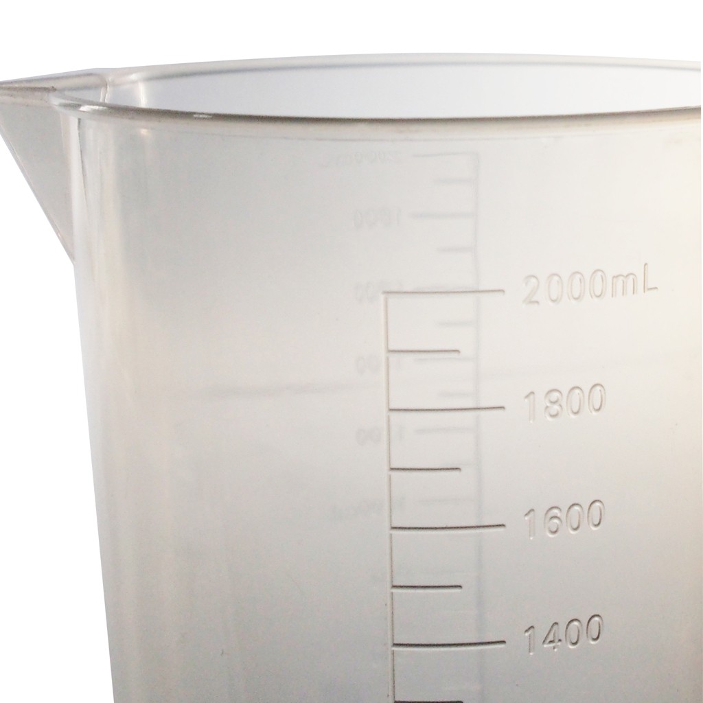 บีกเกอร์พลาสติกมีหูจับ 2000 ml. - 5000 ml. (Beaker with Handle - Plastic PP 2000 ml. - 5000 ml ...