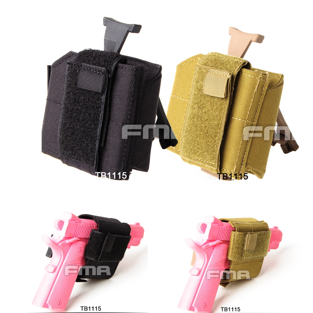 Tactical FMA Universal Pistol MOLLE&Belt System Holster Hunting Gun ...