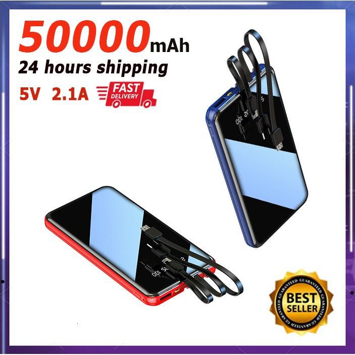 Original[COD] Original 50000mah Powerbank Fast Charging Full Screen ...