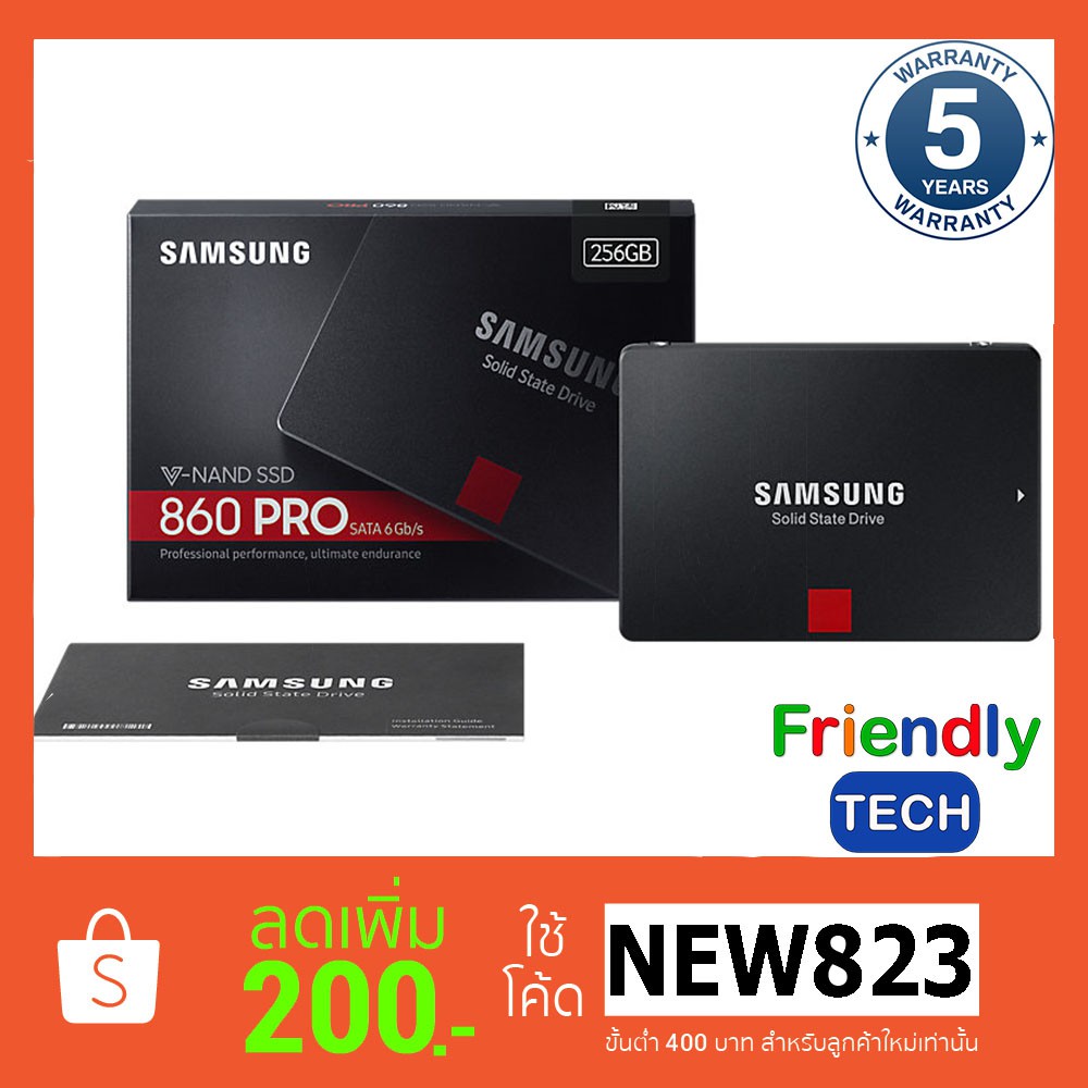 256 GB SSD Samsung 860 PRO (MZ-76P256BW) | Shopee Thailand