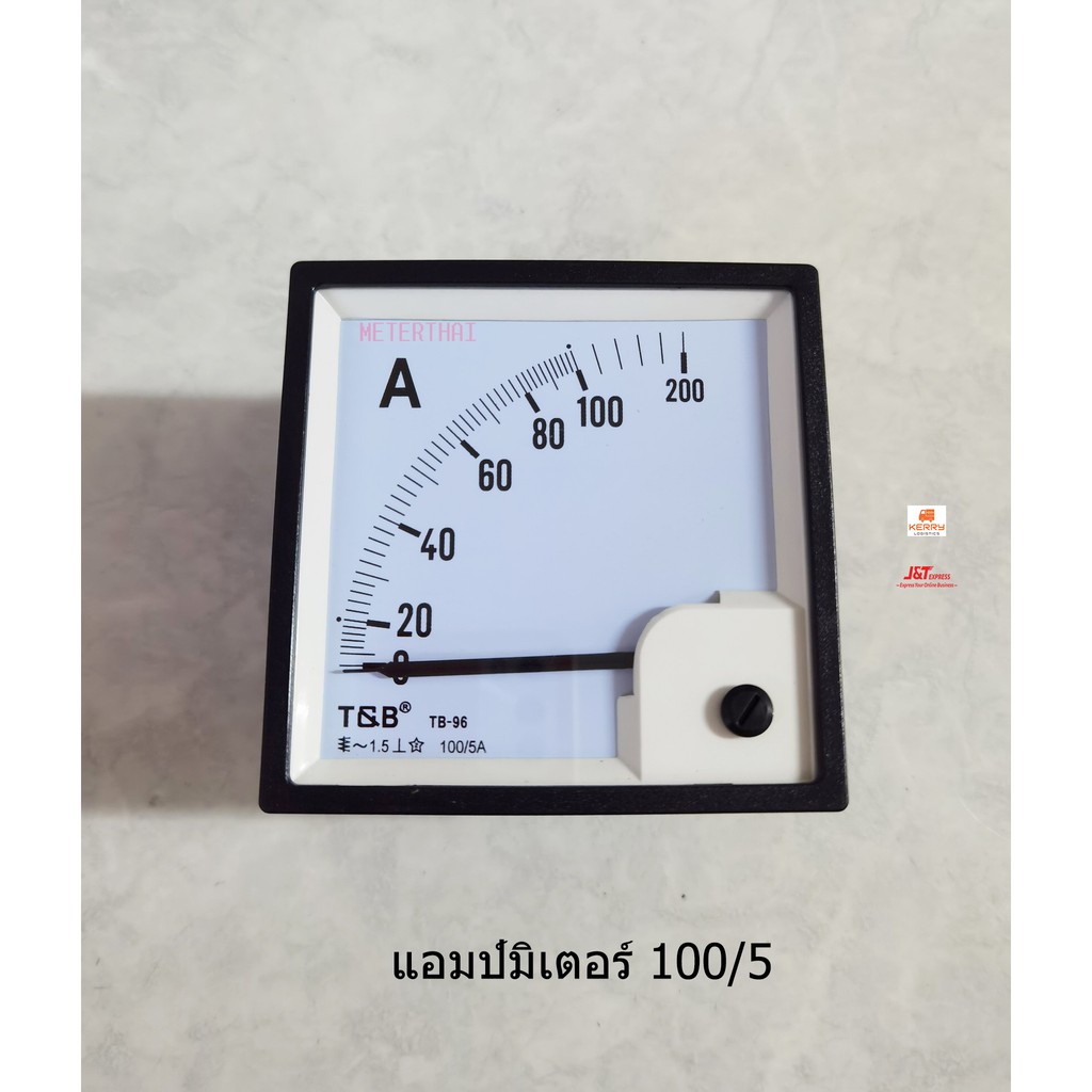 แอมป์มิเตอร์ (Ammeter) TB-96 100/5A ขนาด 96x96 mm. | Shopee Thailand
