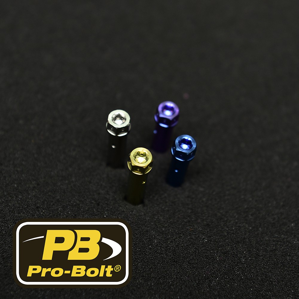 Pro-Bolt ไทเทเนี่ยม สลักยึดผ้าเบรค 4 พอท เรสซิ่ง DD | Shopee Thailand