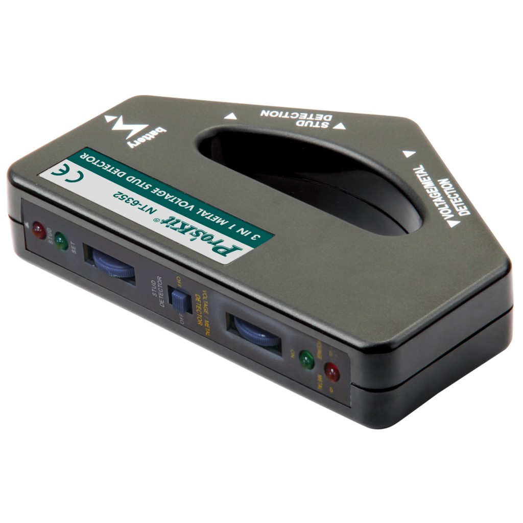 PRO'S KIT NT-6352 เครื่องตรวจจับแรงดันไฟฟ้า,โลหะและไม้ NT-6352 PRO'S ...