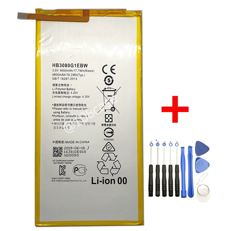 แบตเตอรี่ รหัส HB3080G1EBW / HB3080G1EBC สำหรับ Huawei Mediapad M1 8.0 ...