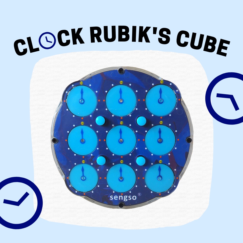 Clock Rubik's cube รูบิคนาฬิกาอย่างดี ชนิด 3*3 | Shopee Thailand