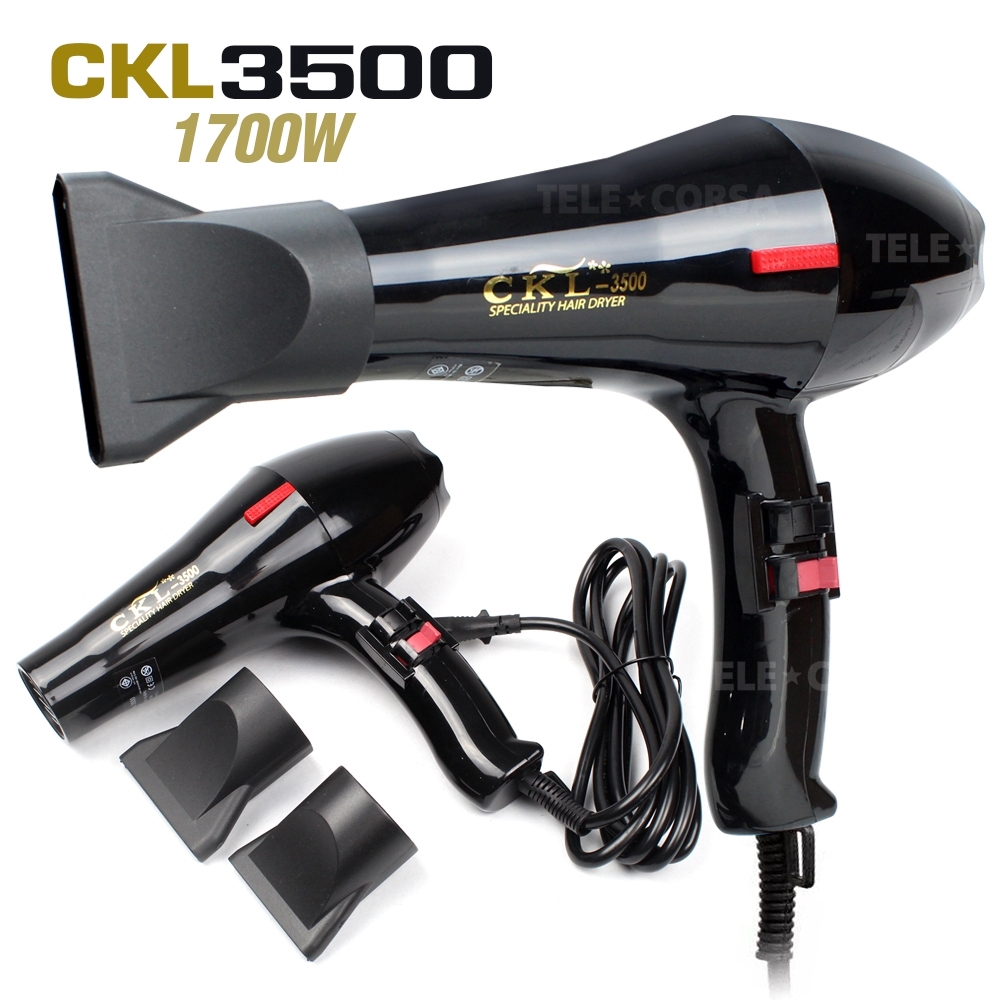 ไดร์เป่าผม CKL-3500 1700W รุ่น HairDryer-CKL-3500-00B-K3 | Shopee Thailand