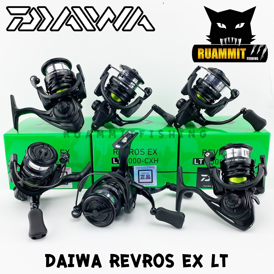 รอกสปินนิ่งไดว่า DAIWA REVROS EX LT 1000-XH/2000-XH/2500-XH/2500S-XH-DH/3000-CXH/4000-CXH ...