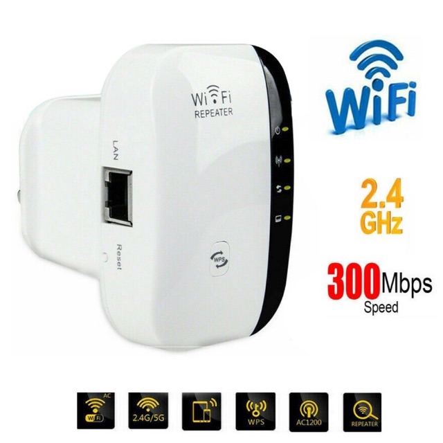 Wifi Repeater ตัวกระจายอินเตอร์เน็ต300M Wireless-N Wifi Repeaters 2.4G ...