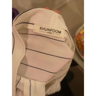 (3 แถม 1) เสื้อป้ายหน้าแบรนด์ khun poom | Shopee Thailand