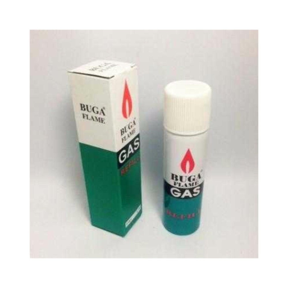 BUGA FLAME GAS REFILL75ml.แก๊สกระป๋องเล็กสำหรับเติมหัวพ่นไฟ/ไฟแช๊ค ขนาด ...