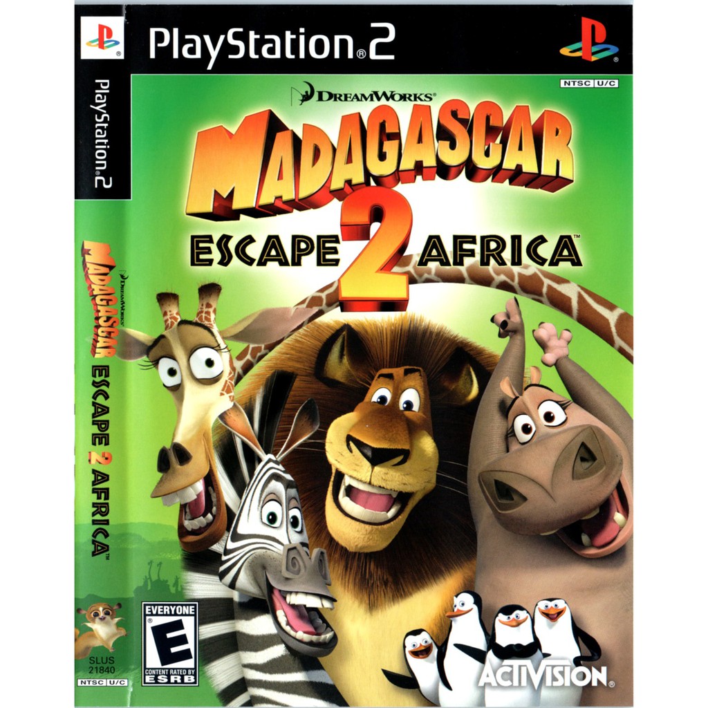 แผ่นเกมส์ Madagascar 2 Escape 2 Africa PS2 Playstation2 คุณภาพสูง ราคาถูก | Shopee Thailand