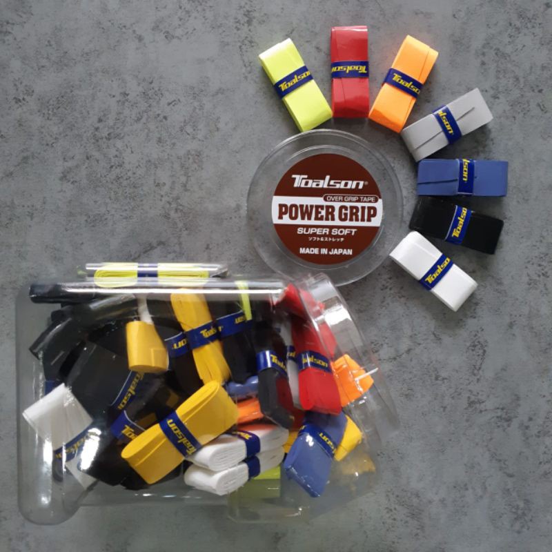 Toalson Power Grip Over Grip แบดมินตันเทนนิส Grip Japan Grip Overgrip ...