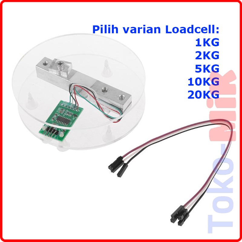 Loadcell Loadcell Kit HX711 อะคริลิค Arduino Digital Scale Sensor ...