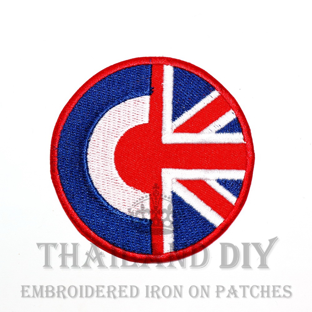 ตัวรีดติดเสื้อ งานปัก ทหารอากาศ ชุดทหาร นักบิน สัญลักษณ์ Rotal Air Force MOD UK Army Patch WOP ...