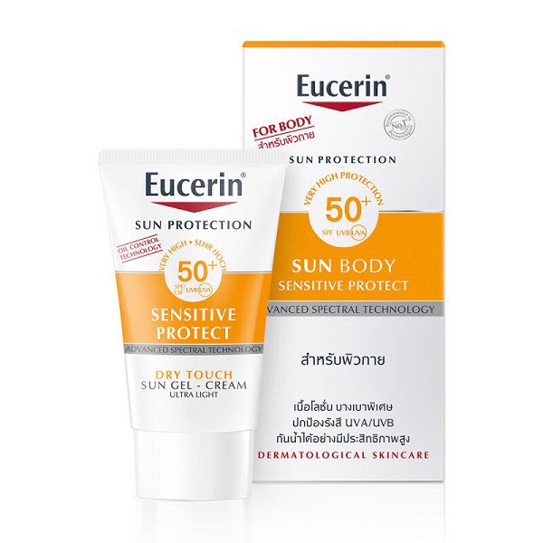 Eucerin Sun Body Sensitive Protect Dry Touch SPF50+ PA++++ 20ml. (แยกมา ...