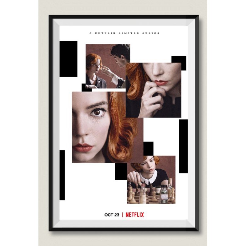 โปสเตอร์หนัง ซีรีย์ the queen of gambit | Shopee Thailand