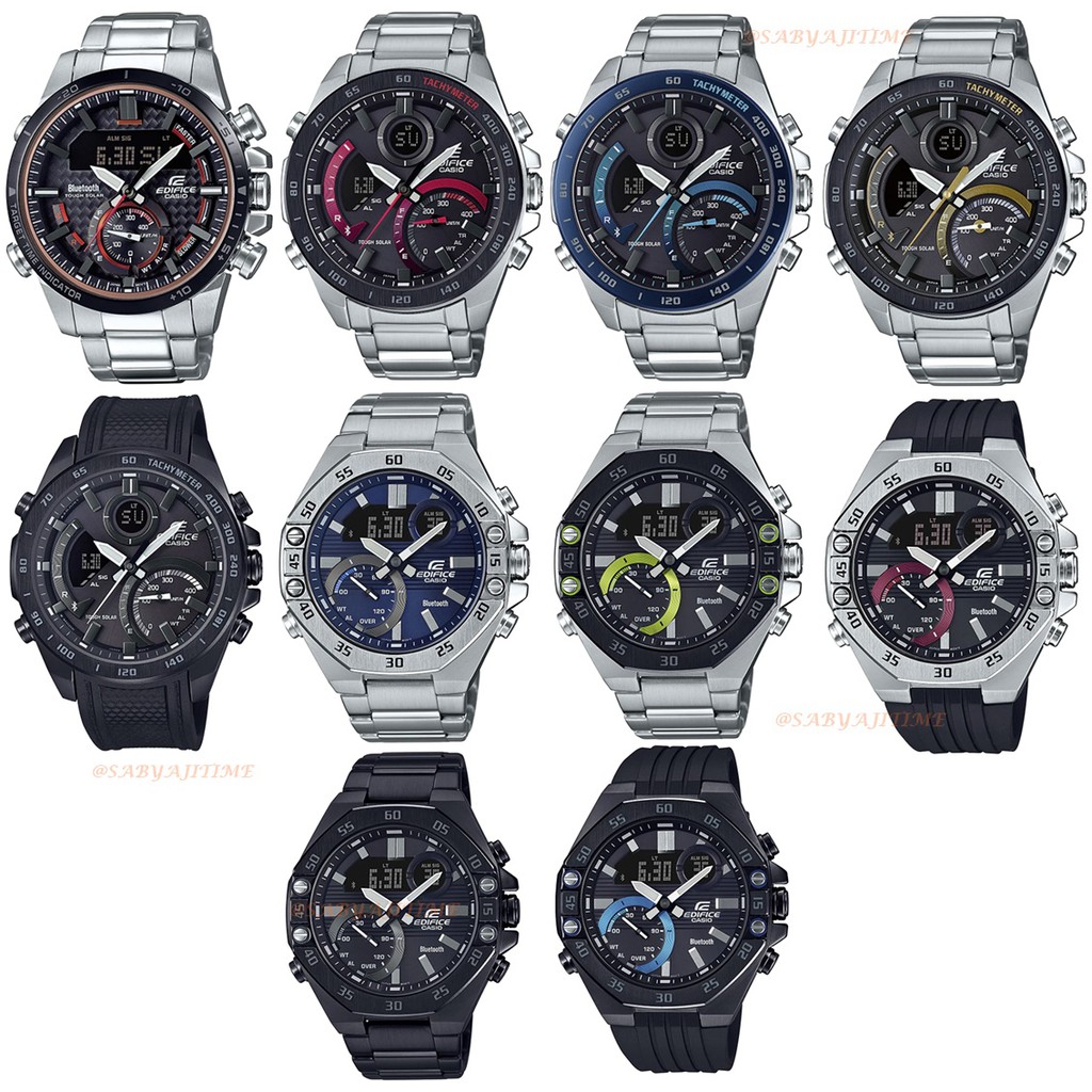 นาฬิกา Casio EDIFICE Bluetooth ECB-800 ECB-900 ECB-900DB ECB-900DB-1A ...