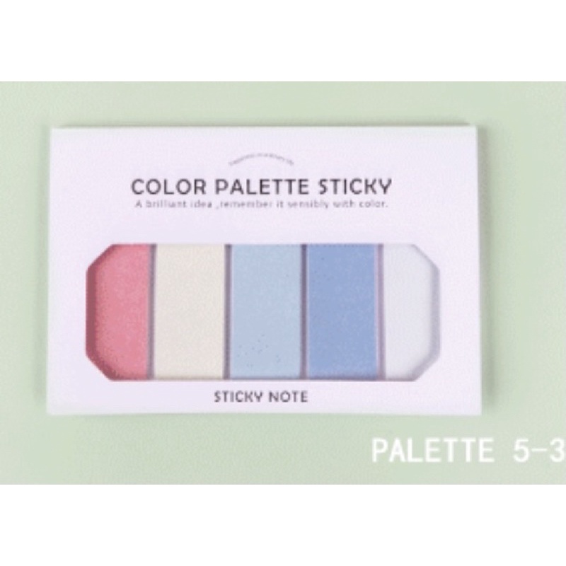 พาเลทโน๊ตแบบกาว Color Pallate Sticky Note มี 8โทนสี โพสอิท, เครื่อง ...