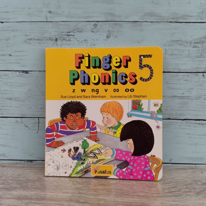 Finger Phonics จาก Jolly phonics (boardbookมือสอง) | Shopee Thailand