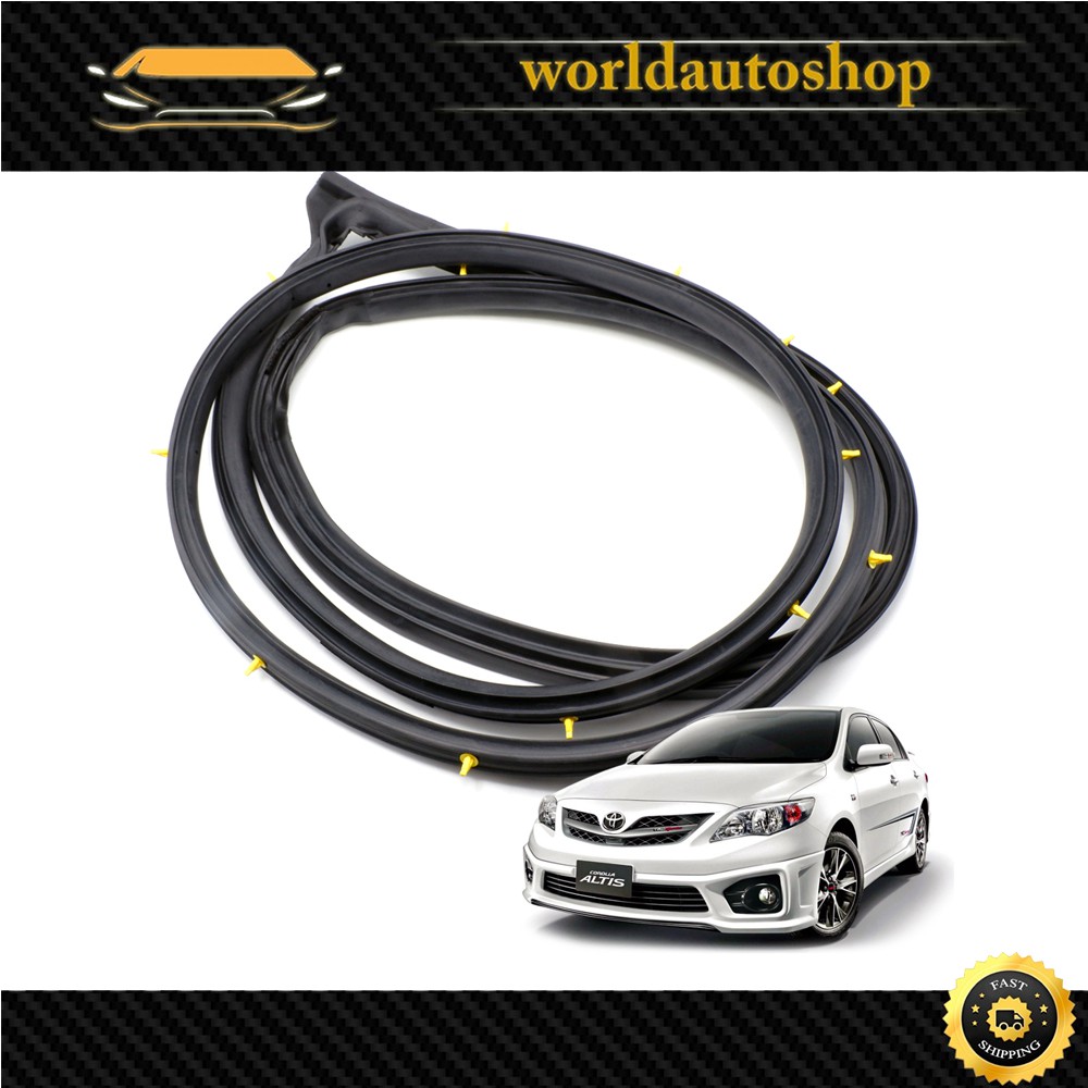 ยางขอบประตู หลัง-ขวา สี Black Corolla Altis zze141 Toyota 4 ประตู ปี ...