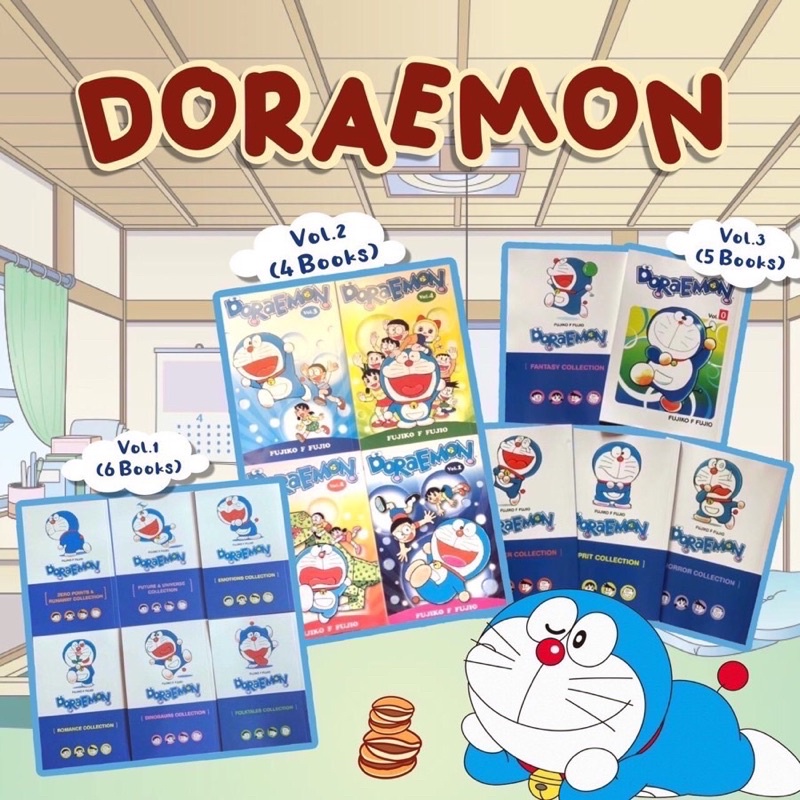 หนังสือการ์ตูนโดราเอม่อน ฉบับภาษาอังกฤษ Doraemon Comic books | Shopee Thailand